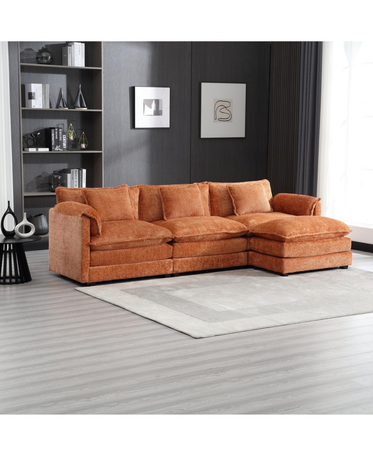 Click here for Streamdale Contemporary Boucle L-Sectional with Mo... prices