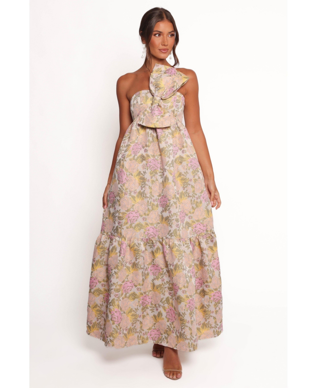 Click here for Petal and Pup Womens Betina Bow Front Maxi Dress -... prices