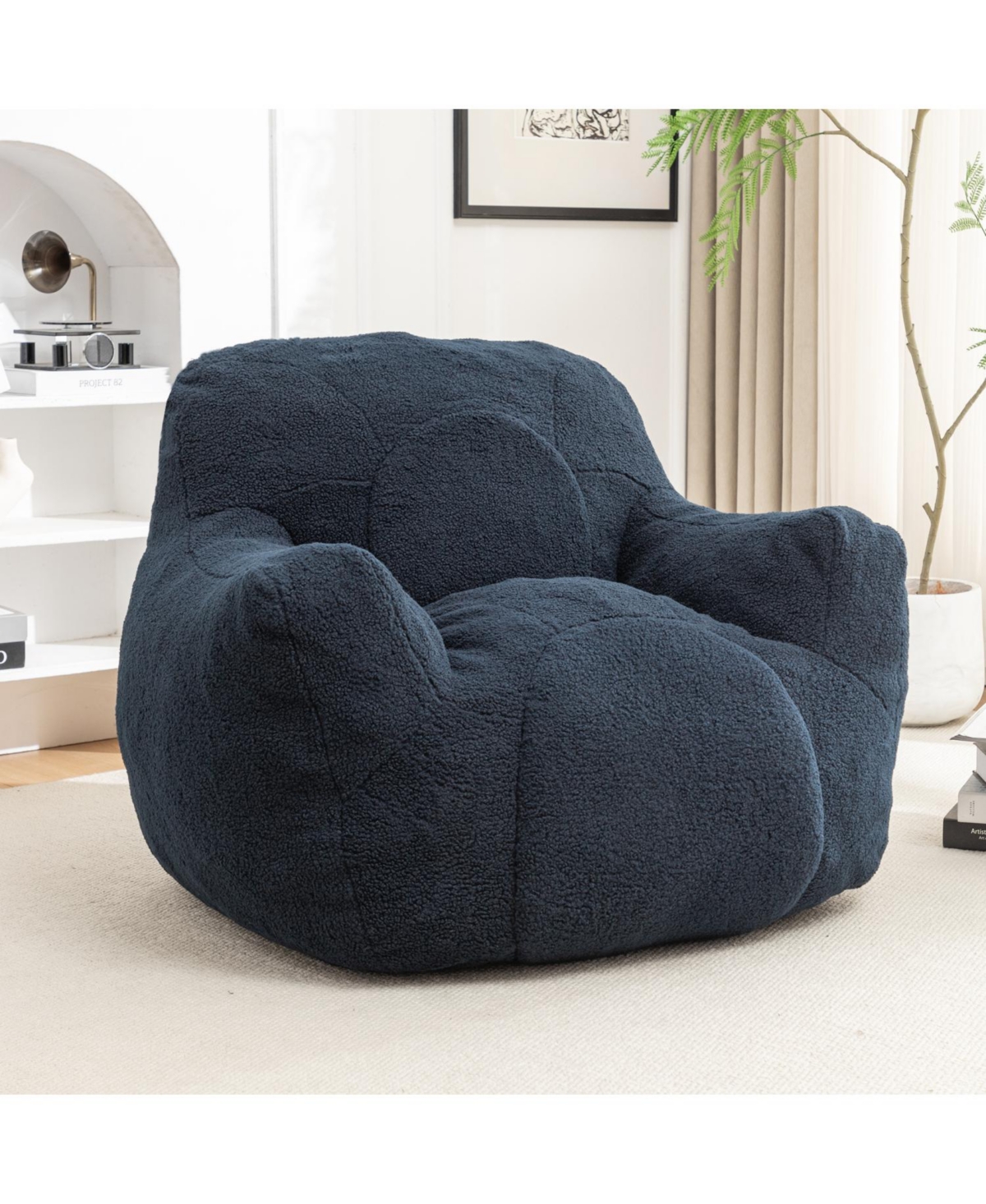 Click here for Streamdale Cozy Bean Bag Chair with Memory Foam fo... prices