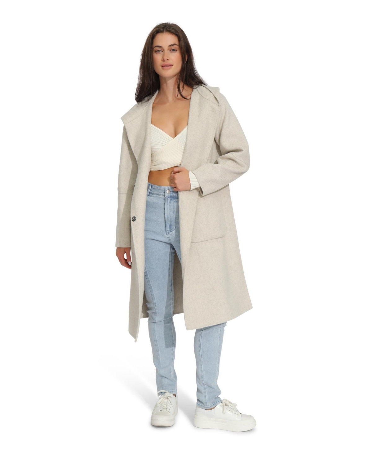 Click here for Belle & Bloom Womens Walk This Way Wool Blend Over... prices