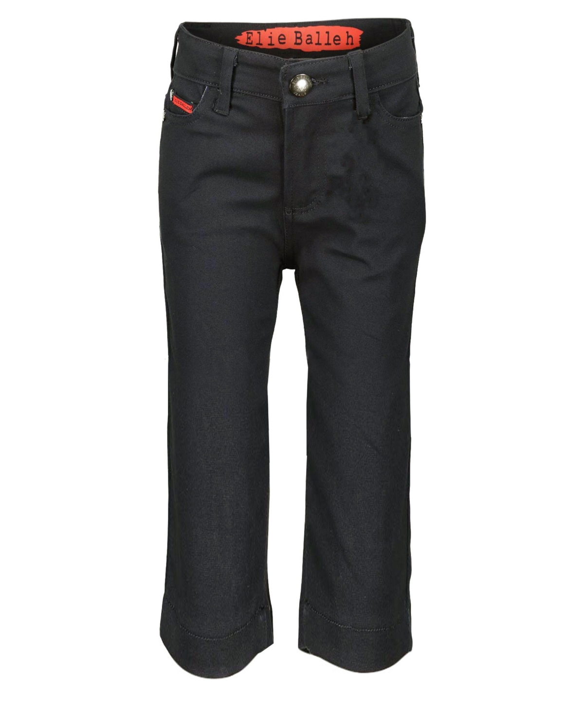 Click here for Elie Balleh Big Boys Black Slim Fit 5 Pocket Twill... prices