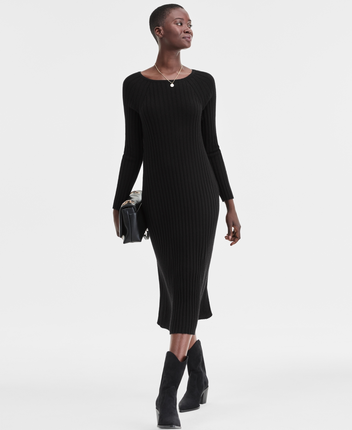 Click here for Charter Club Petite Cashmere Rib-Neck Boat-Neck Sw... prices