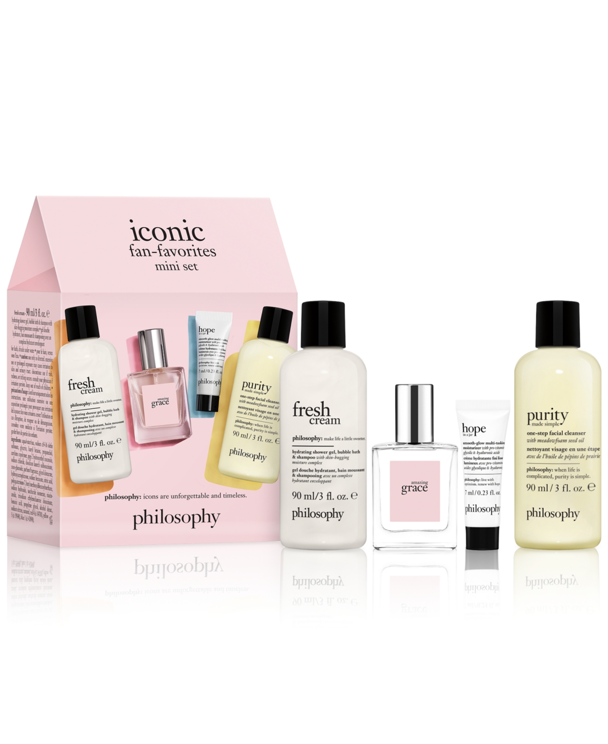 Click here for philosophy 4-Pc. Iconic Fan-Favorites Mini Set prices