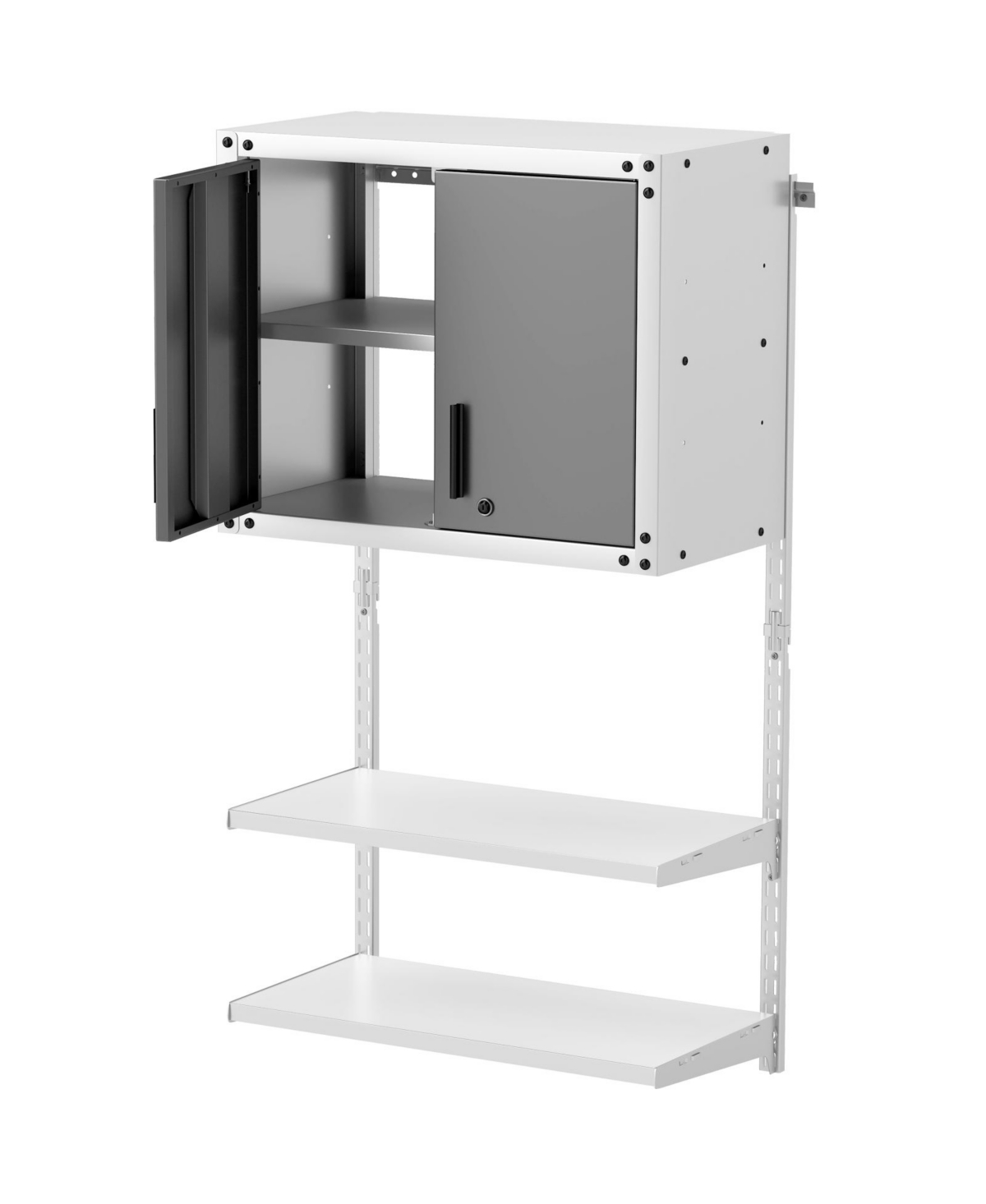 Click here for Metal Wall Cabinet with Lock and 3 Adjustable Shel... prices