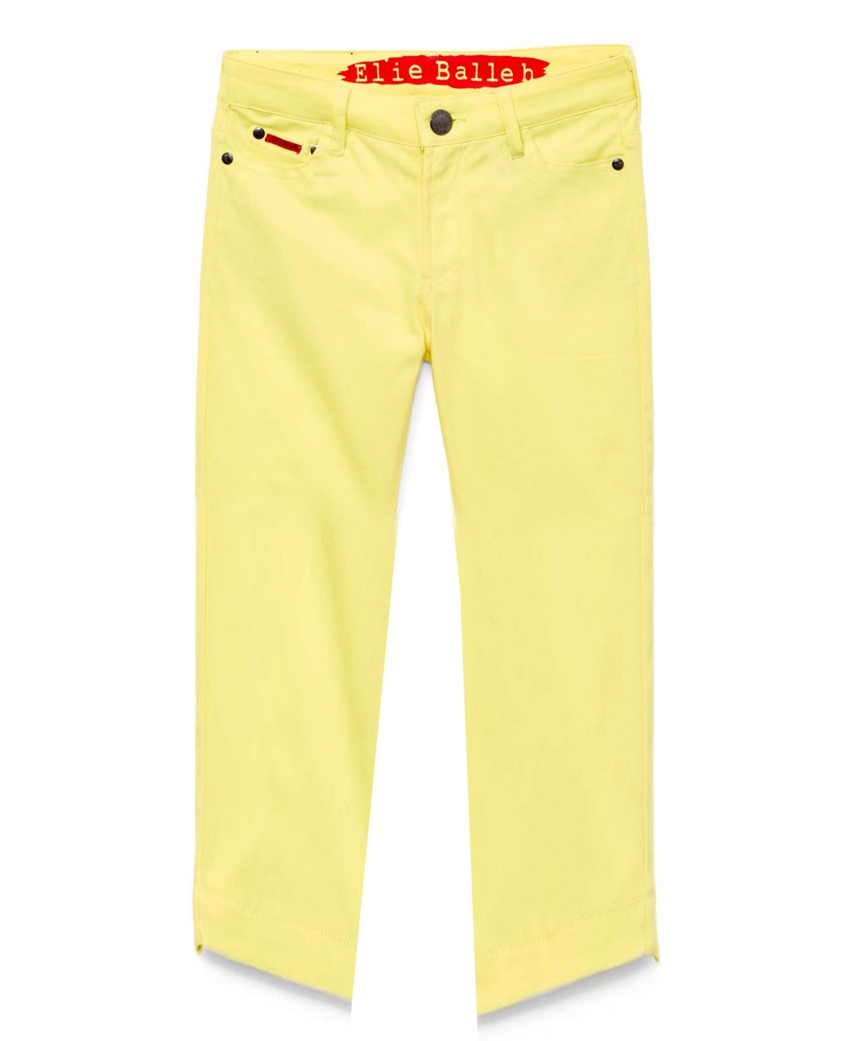 Click here for Elie Balleh Big Boys Yellow Slim Fit 5 Pocket Twil... prices