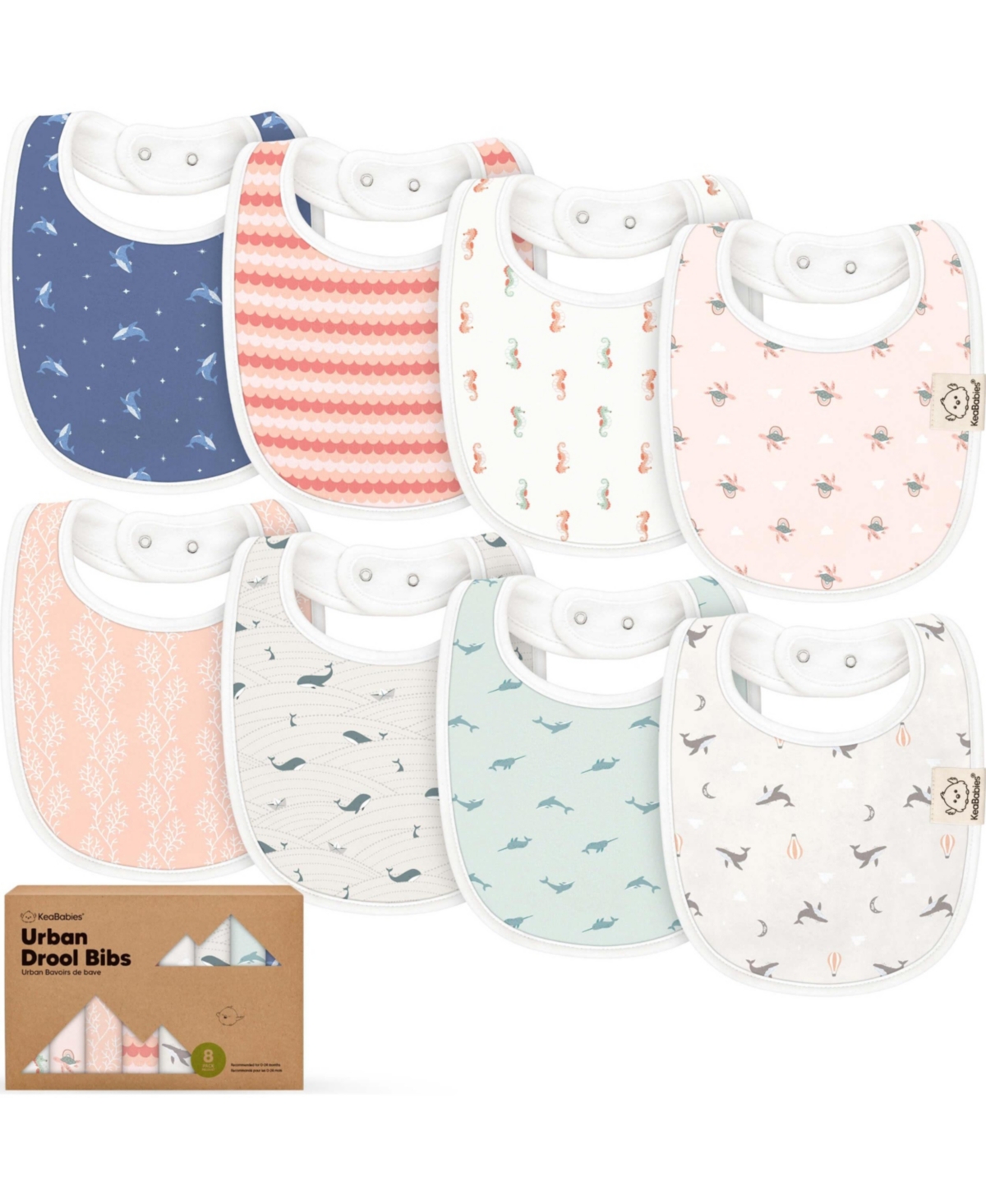 Click here for KeaBabies 8pk Baby Bibs for Boy  Baby Drool Bib fo... prices