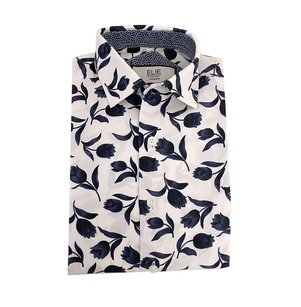 Click here for Elie Balleh Little Boys Blue Floral Button-Down Sl... prices