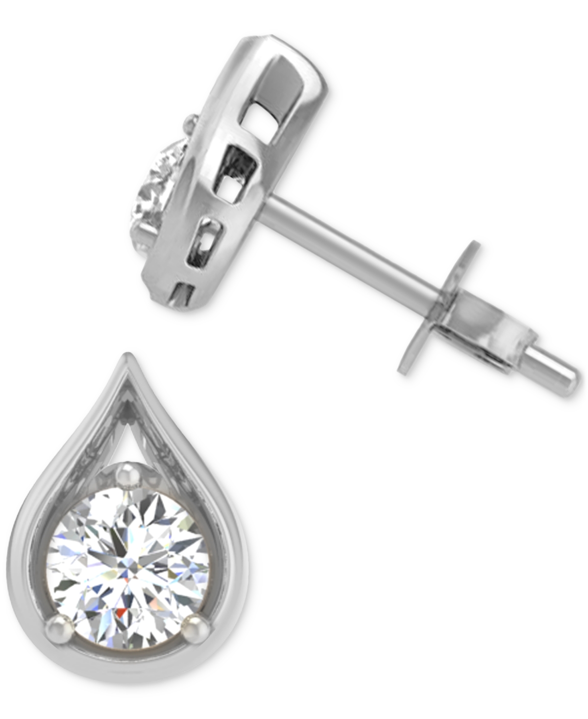 Click here for Diamond Teardrop Shape Stud Earrings (5/8 ct. t.w.... prices