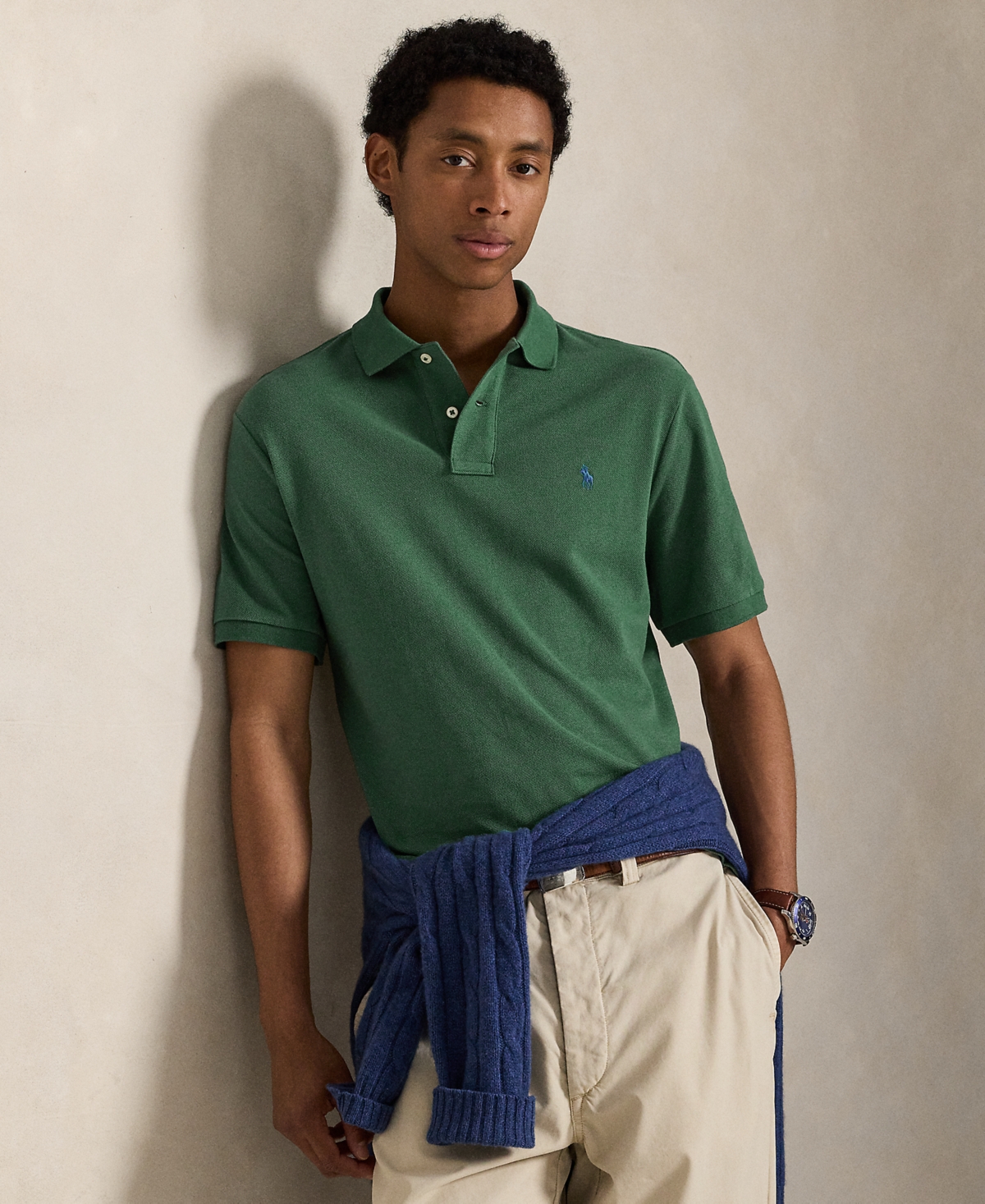 Click here for Polo Ralph Lauren Mens Classic-Fit Cotton Polo Shi... prices