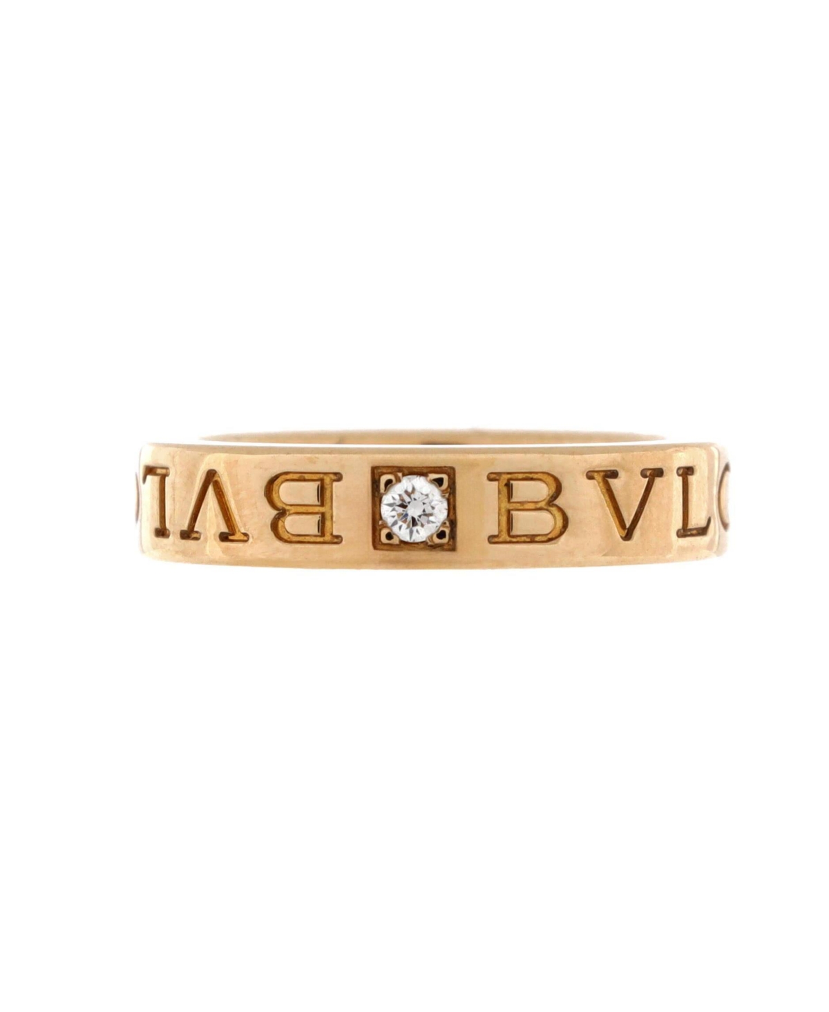 Click here for Pre-Owned Bvlgari Bvlgari Bvlgari Band Ring 18K Ro... prices