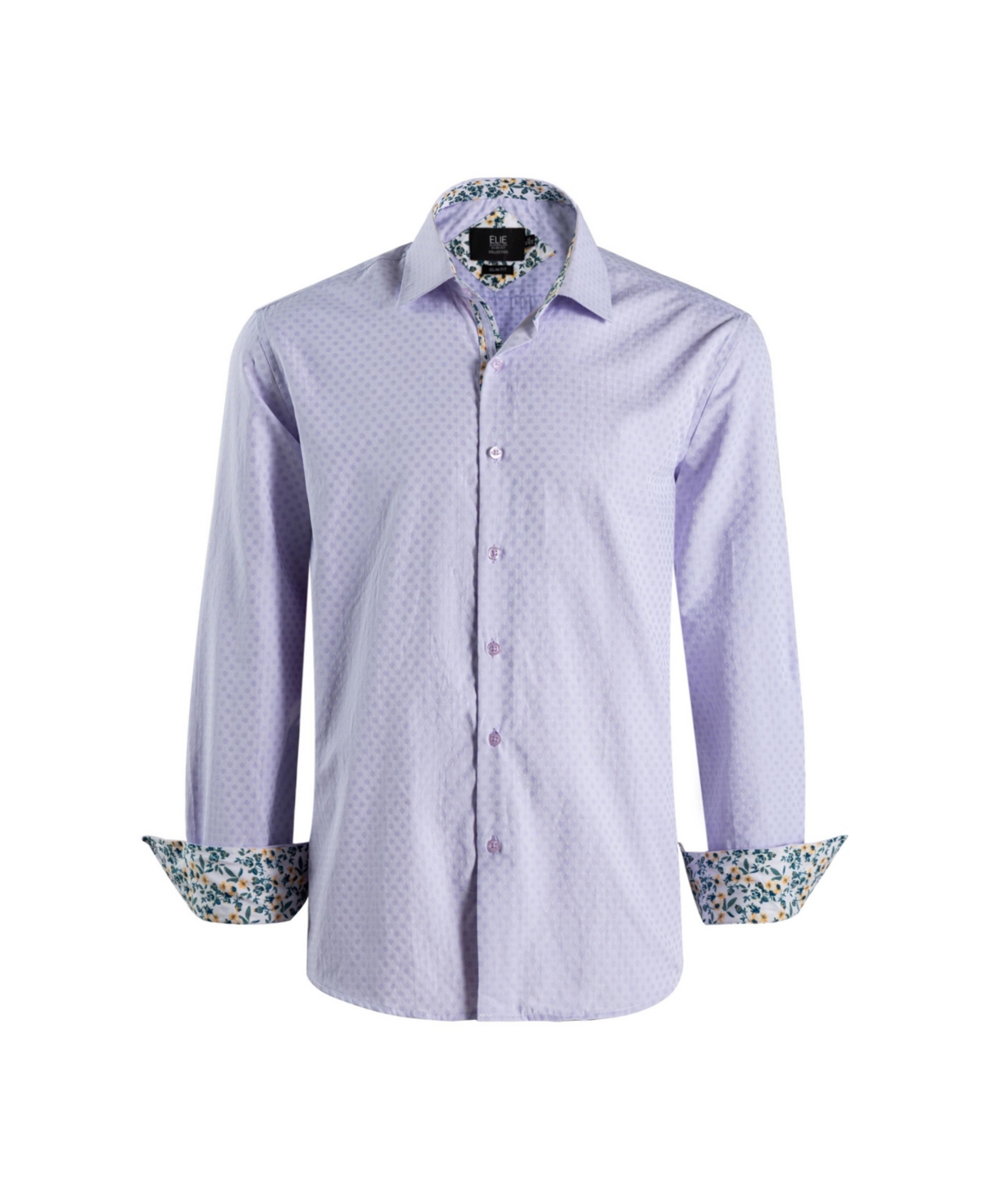 Click here for Elie Balleh Big Boys Lavender Slim Fit Jacquard Do... prices