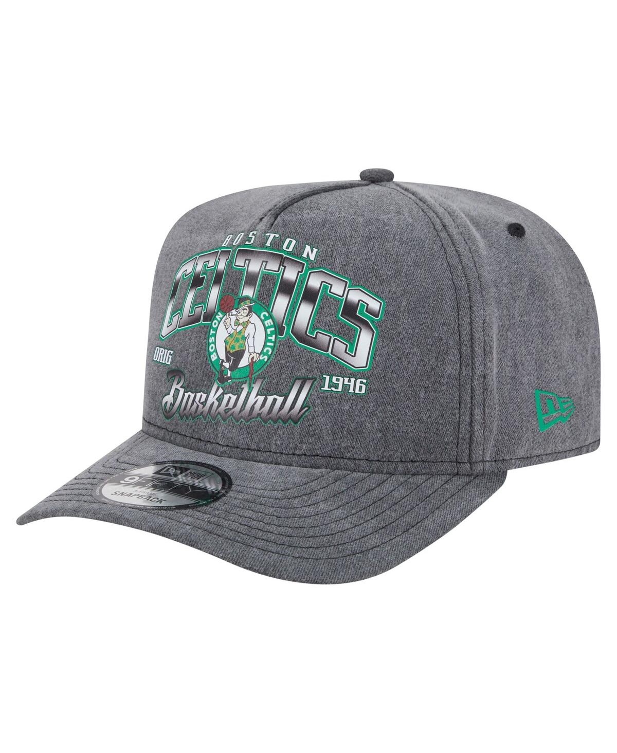 Click here for New Era Mens Charcoal Boston Celtics Throwback Was... prices