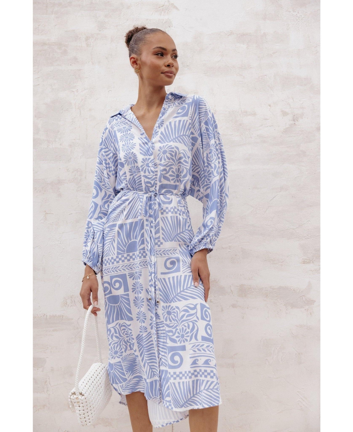 Click here for Petal and Pup Womens Foster Midi Dress - Malia pri... prices
