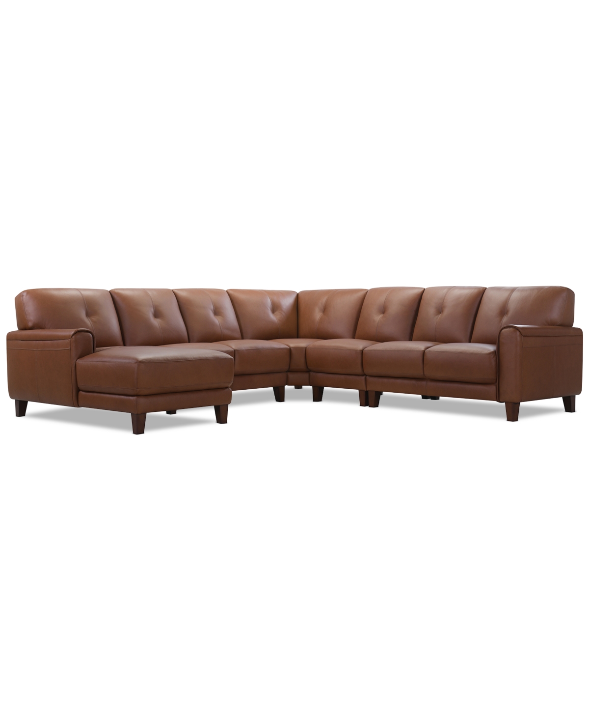Click here for Ashlinn 5-Pc. Leather Chaise Sectional  Exclusivel... prices