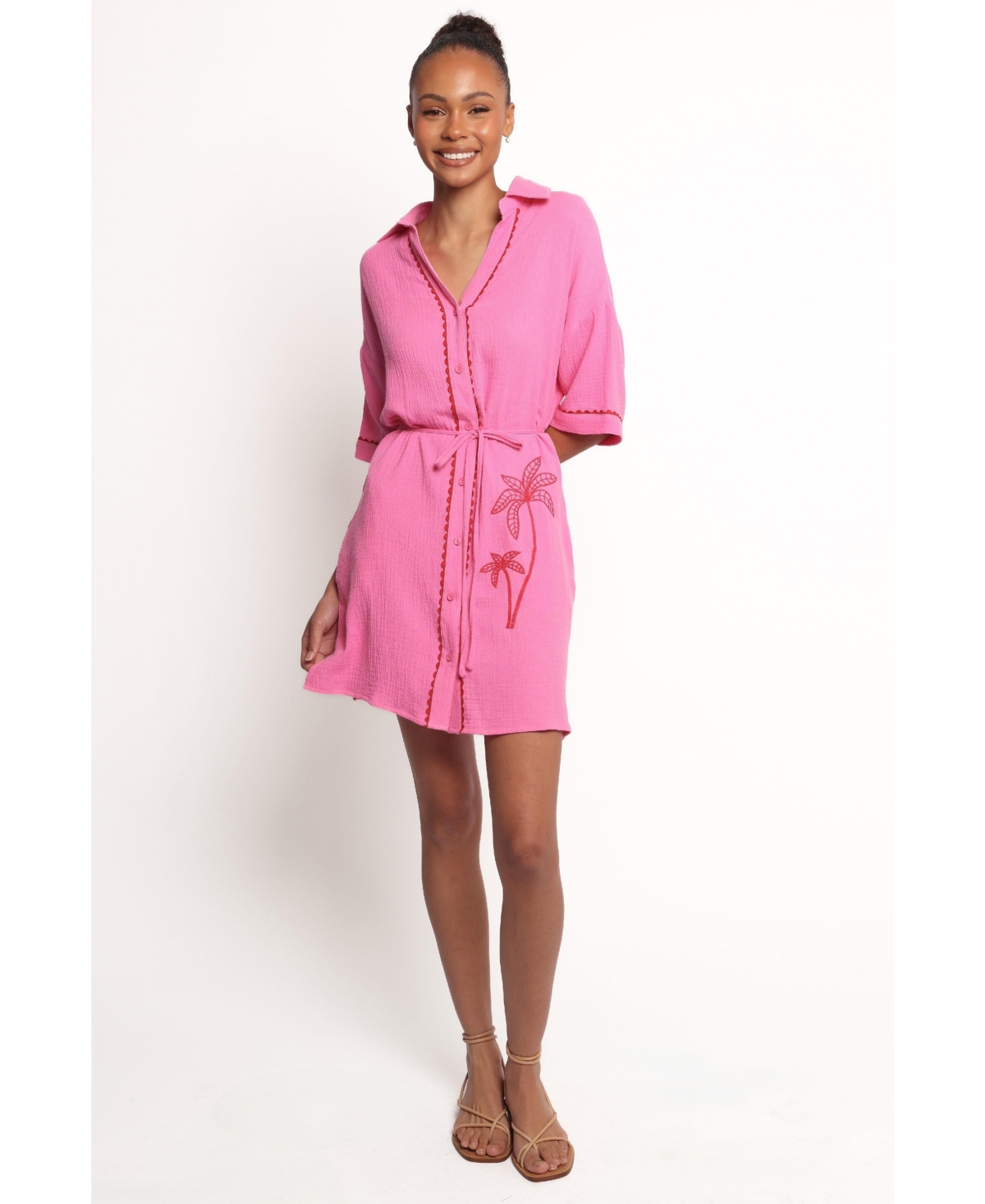 Click here for Petal and Pup Womens Fabiola Mini Dress - Pink prices