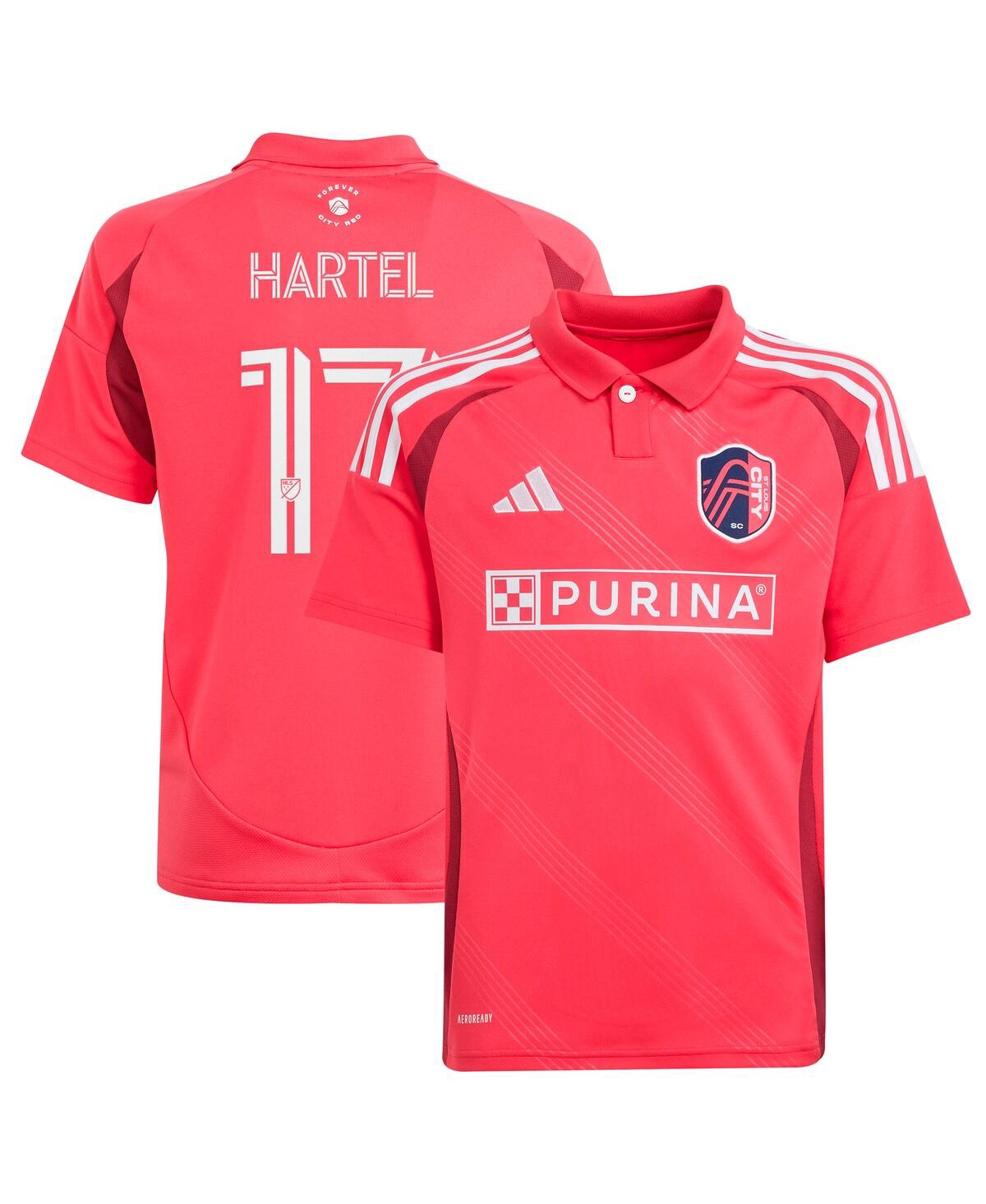 Click here for Adidas Big Boys and Girls Marcel Hartel Red St. Lo... prices