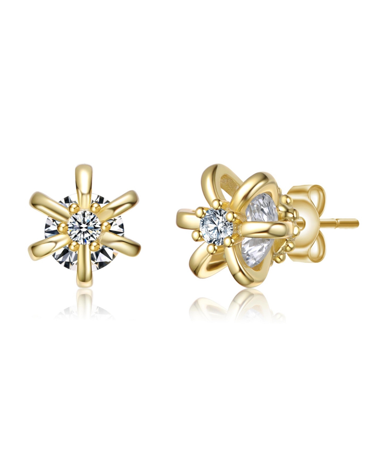 Click here for Kids 14K Gold Plated with Colored Cubic Zirconia A... prices