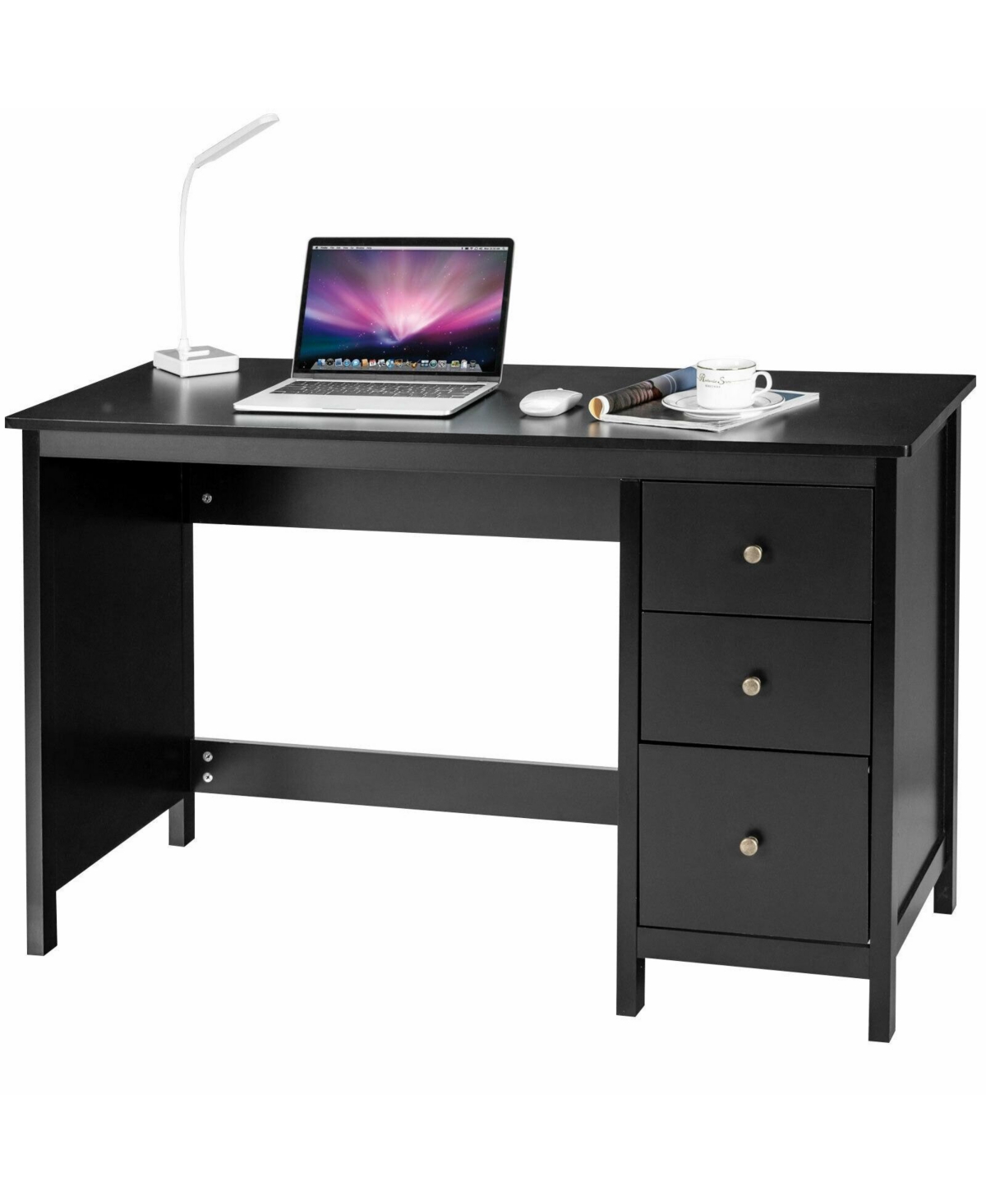 Click here for 3-Drawer Home Office Study Computer Desk with Spac... prices
