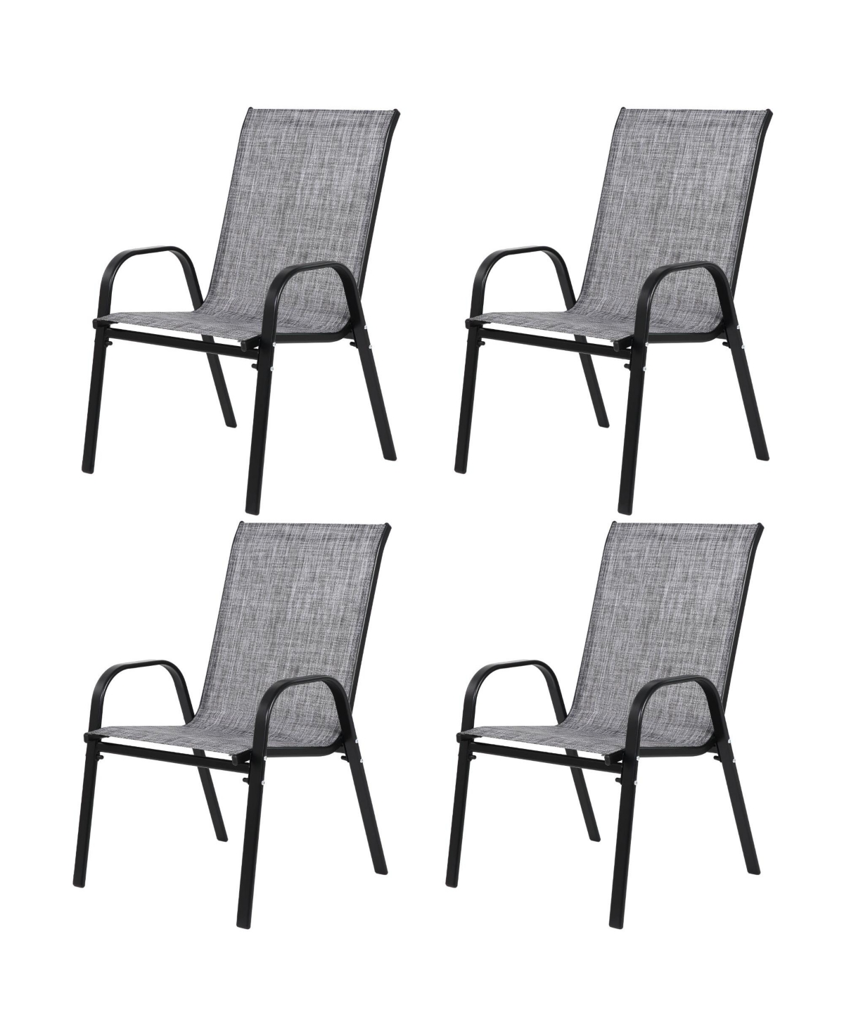 Click here for Mondawe Outdoor 4 Piece Patio Chairs with Breathab... prices