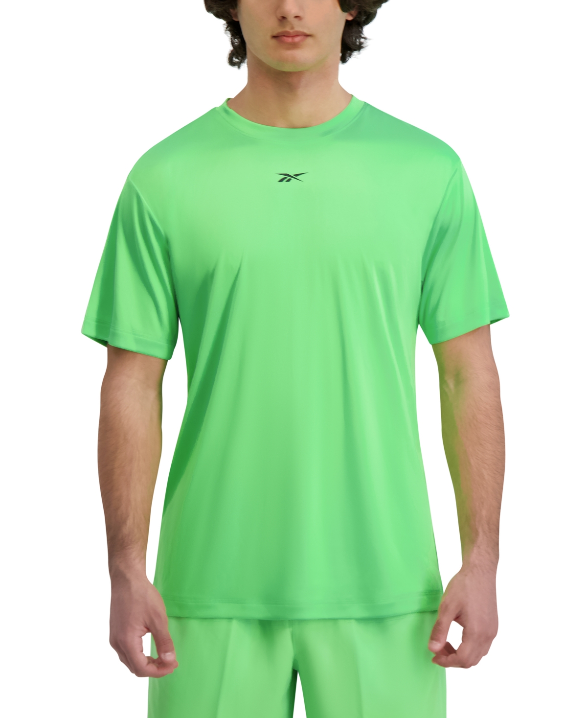 Click here for Reebok Mens Tech Regular-Fit Logo T-Shirt - Solar... prices