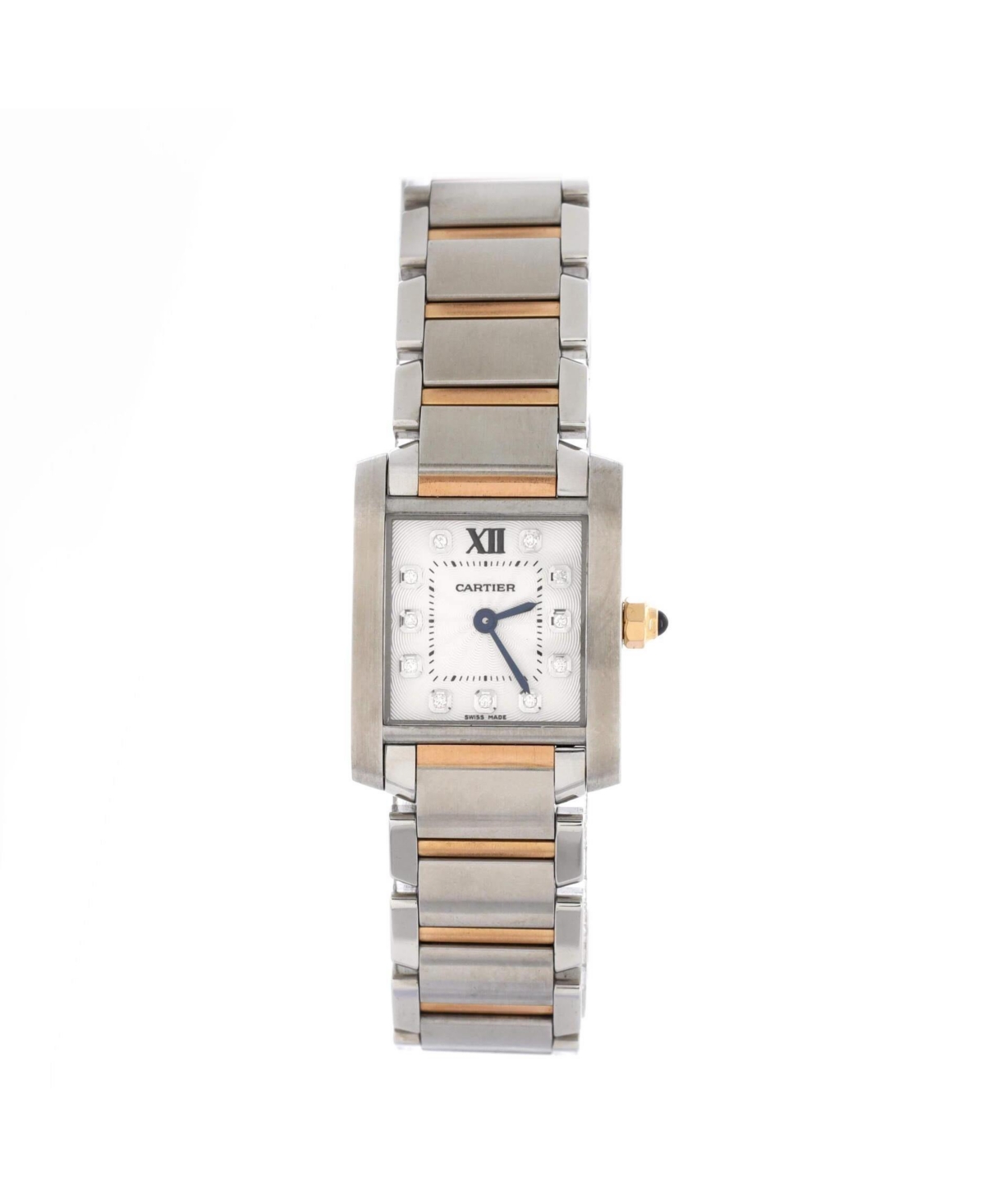 Click here for Pre-Owned Cartier Tank Francaise Quartz Watch in S... prices