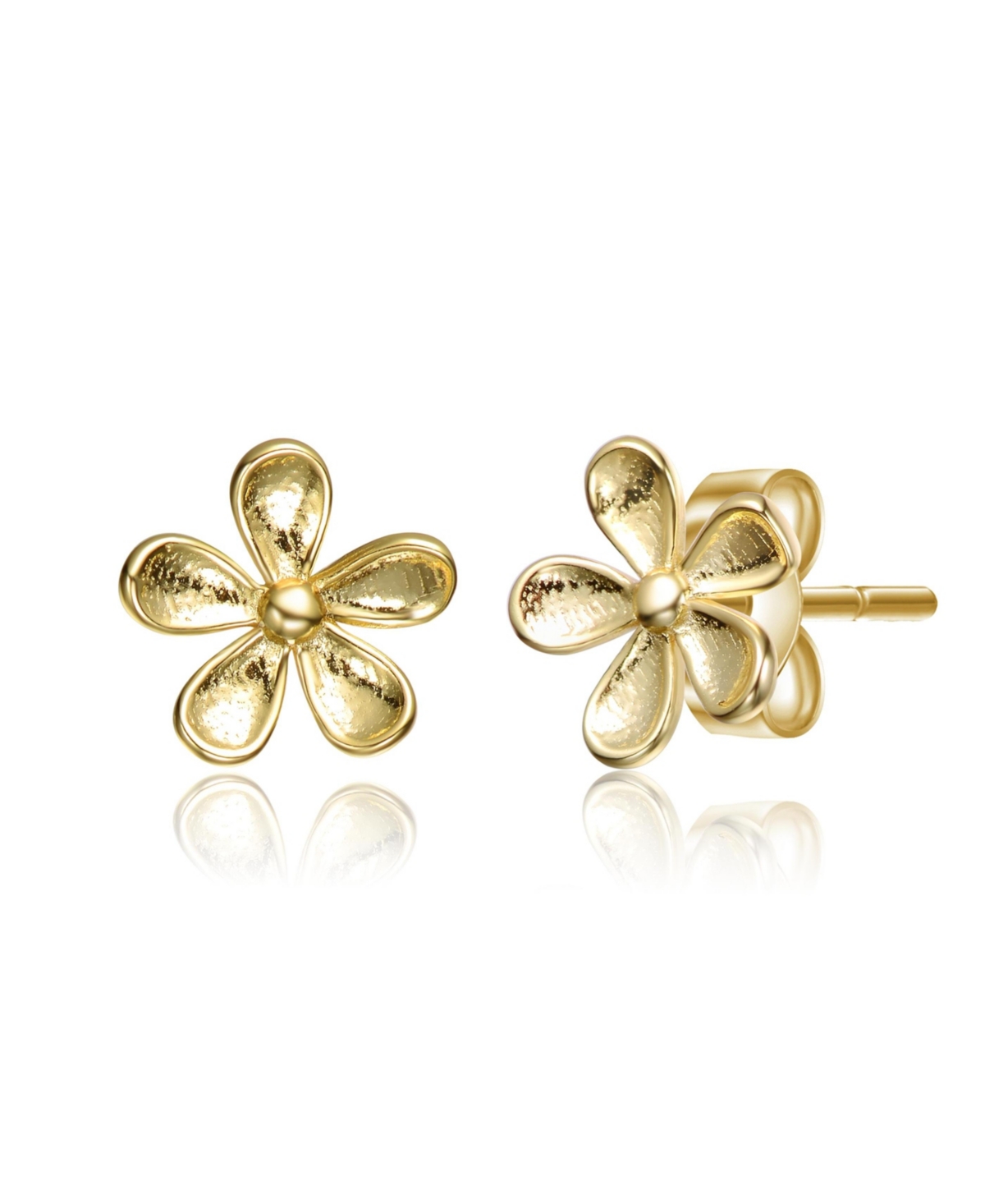 Click here for 14K Gold Plated Flower Earrings - Gold prices