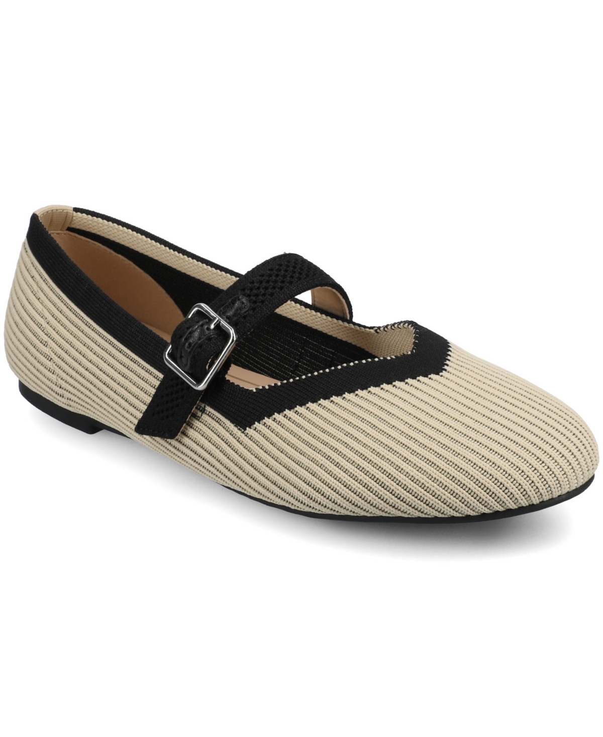 Click here for Journee Collection Womens Maddie Knit Almond Toe M... prices