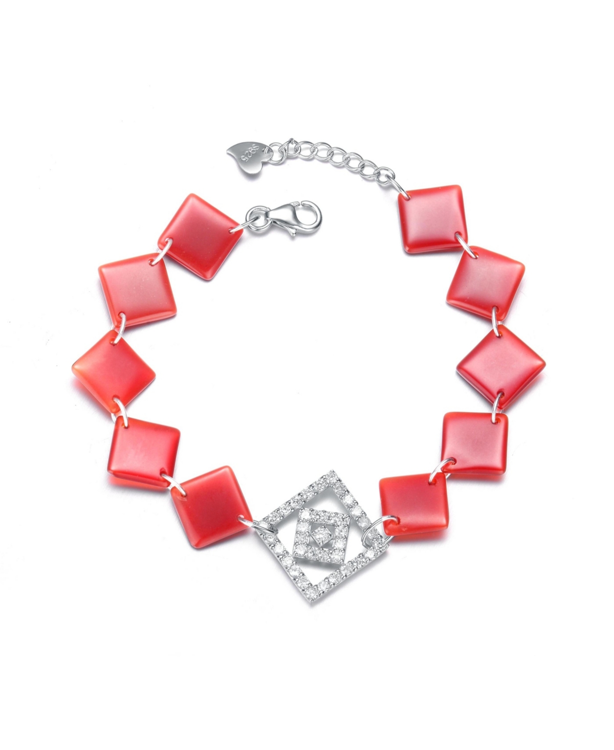Click here for Sterling Silver White Gold Plating with Clear Cubi... prices
