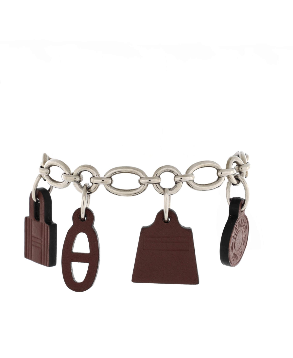 Click here for Pre-Owned Hermes Olga Amulette Bag Charm Leather a... prices