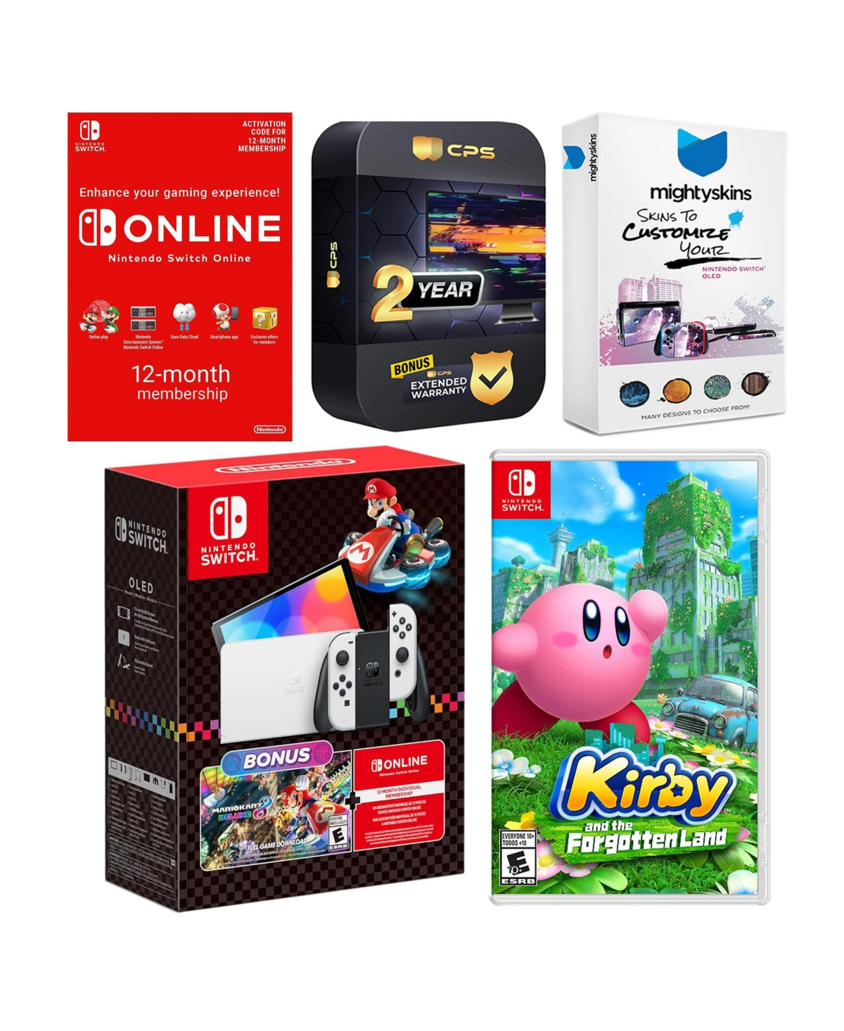 Click here for Nintendo Switch Oled Console Mario Kart 8 Bundle w... prices