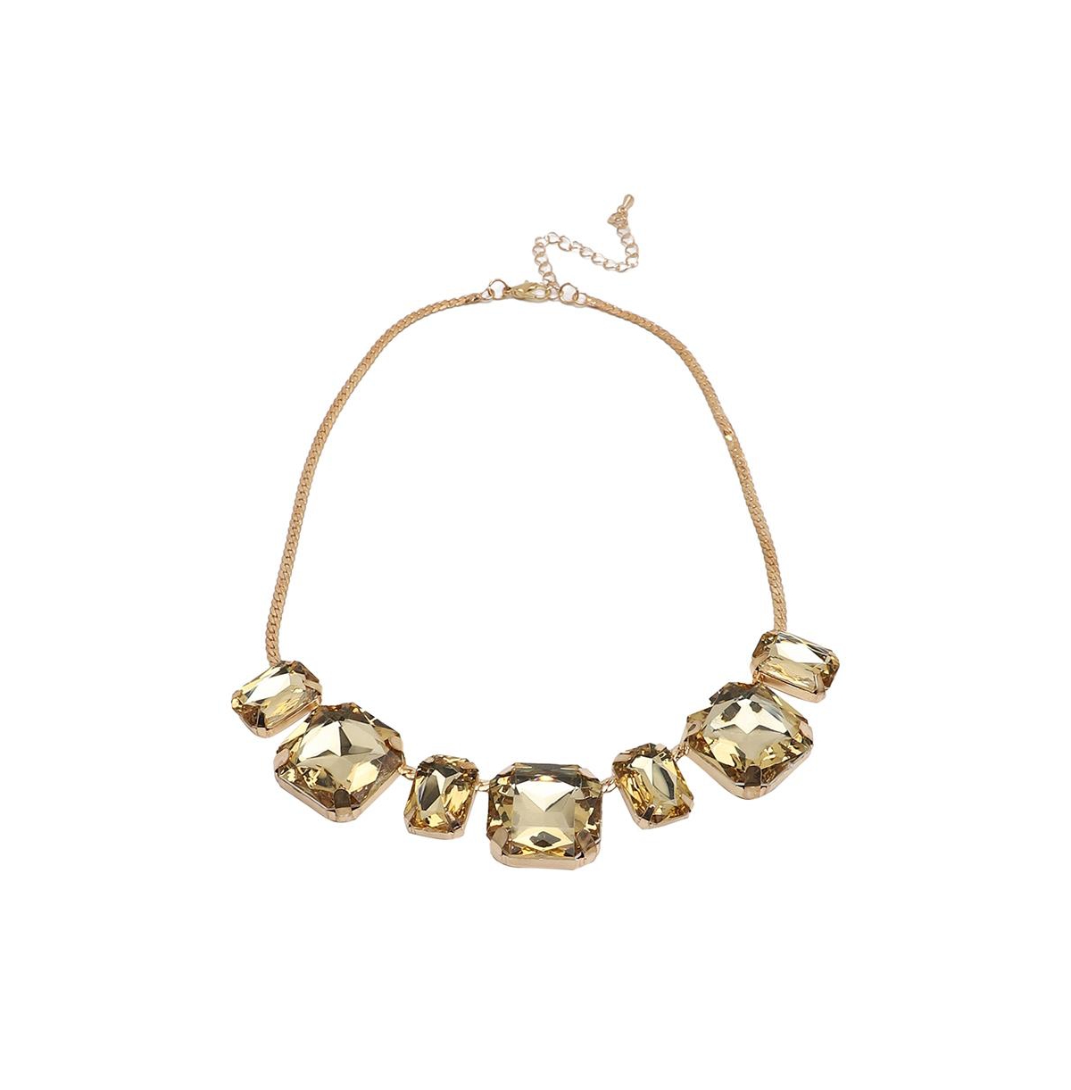 Click here for Sohi Gold-Plated Stone Jewellery Set - Gold prices