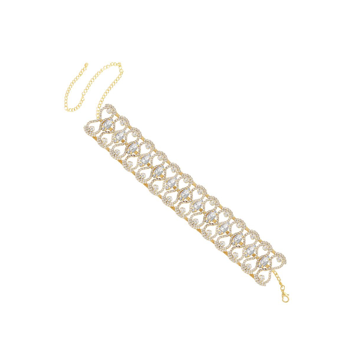 Click here for Sohi Gold-Plated Crystal Necklace - Gold prices