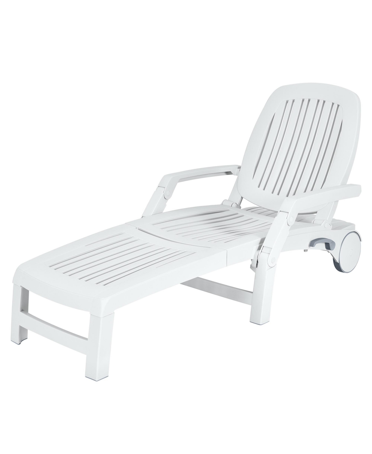 Click here for Gymax Patio Adjustable Chaise Lounge Chair Folding... prices