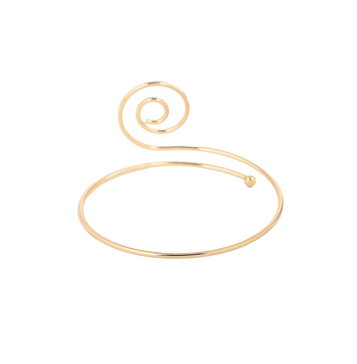 Click here for Sohi Gold-Plated Swirl Armlet - Gold prices