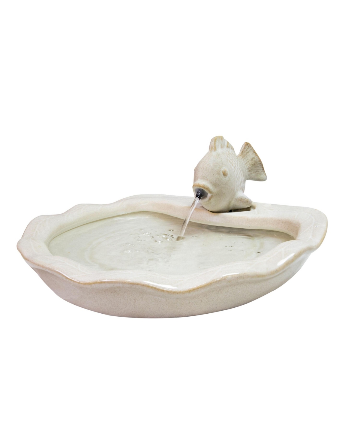 Click here for 7"H Electric Glazed Ceramic Fish Outdoor Wate... prices