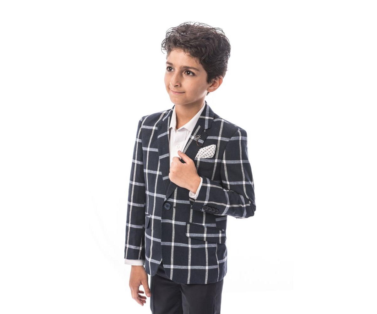 Click here for Elie Balleh Toddler Classic Sports Coat Jacket - N... prices