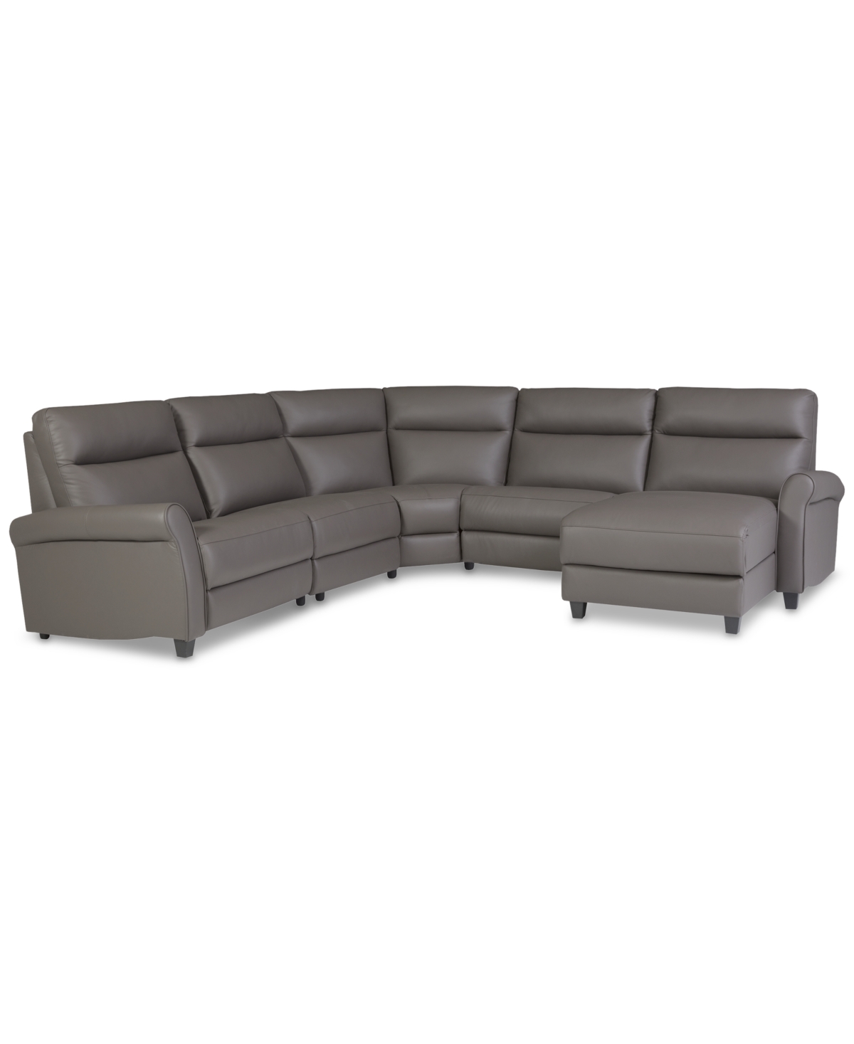 Click here for Thandler 5-Pc. Leather Chaise Sectional with 2 Pow... prices