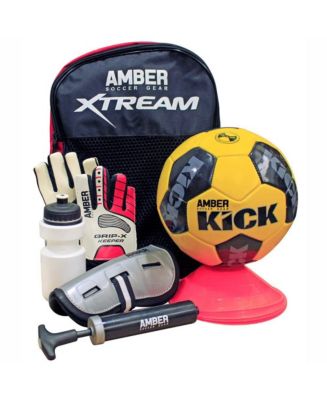 Amber Fight Gear Junior Soccer Training Set: Comprehensive Gear for ...