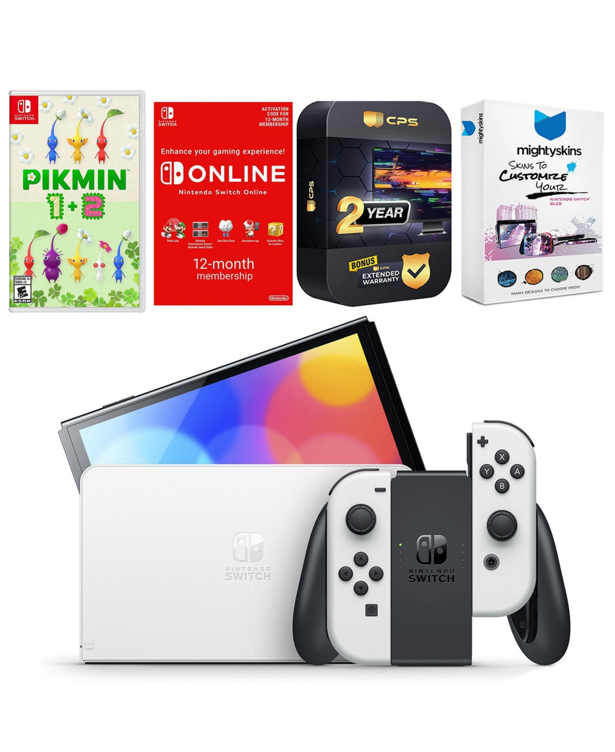 Click here for Nintendo Switch White Oled Console with Pikmin 1 +... prices