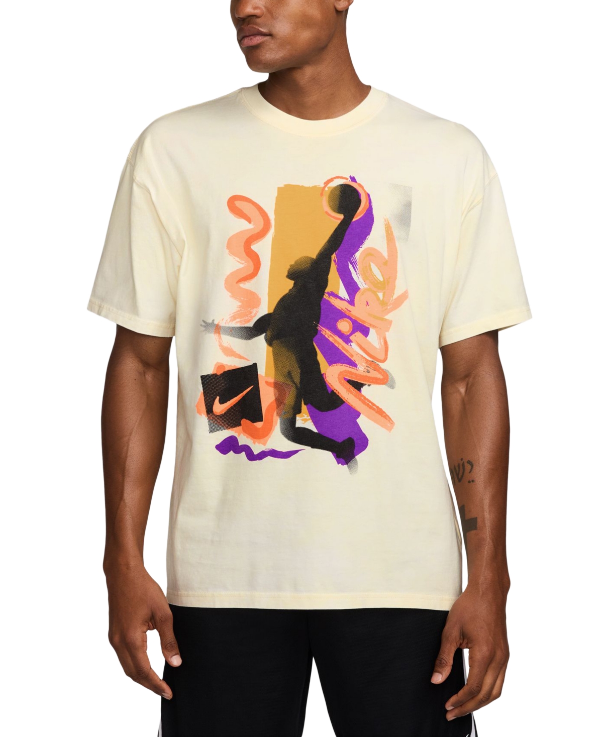 Click here for Nike Mens Max90 Relaxed Fit Short Sleeve Basketbal... prices