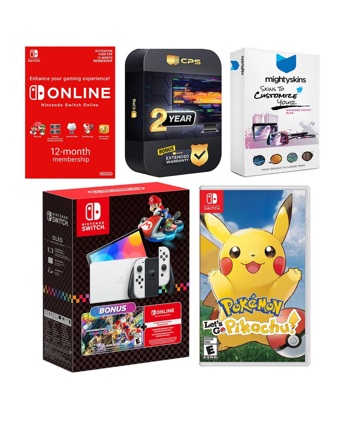 Click here for Nintendo Switch Oled Console Mario Kart 8 Bundle w... prices