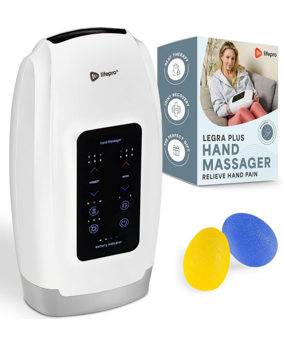 Click here for LifePro Legra Hand Massager with Heat & Compressio... prices