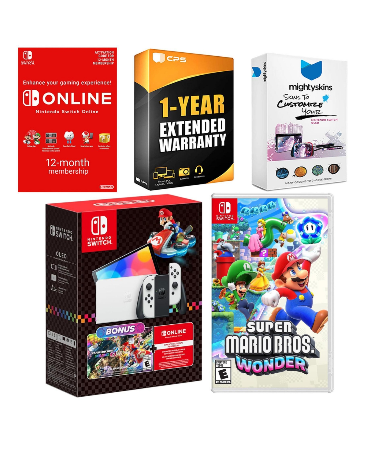 Click here for Nintendo Switch Oled Console Mario Kart 8 Bundle w... prices