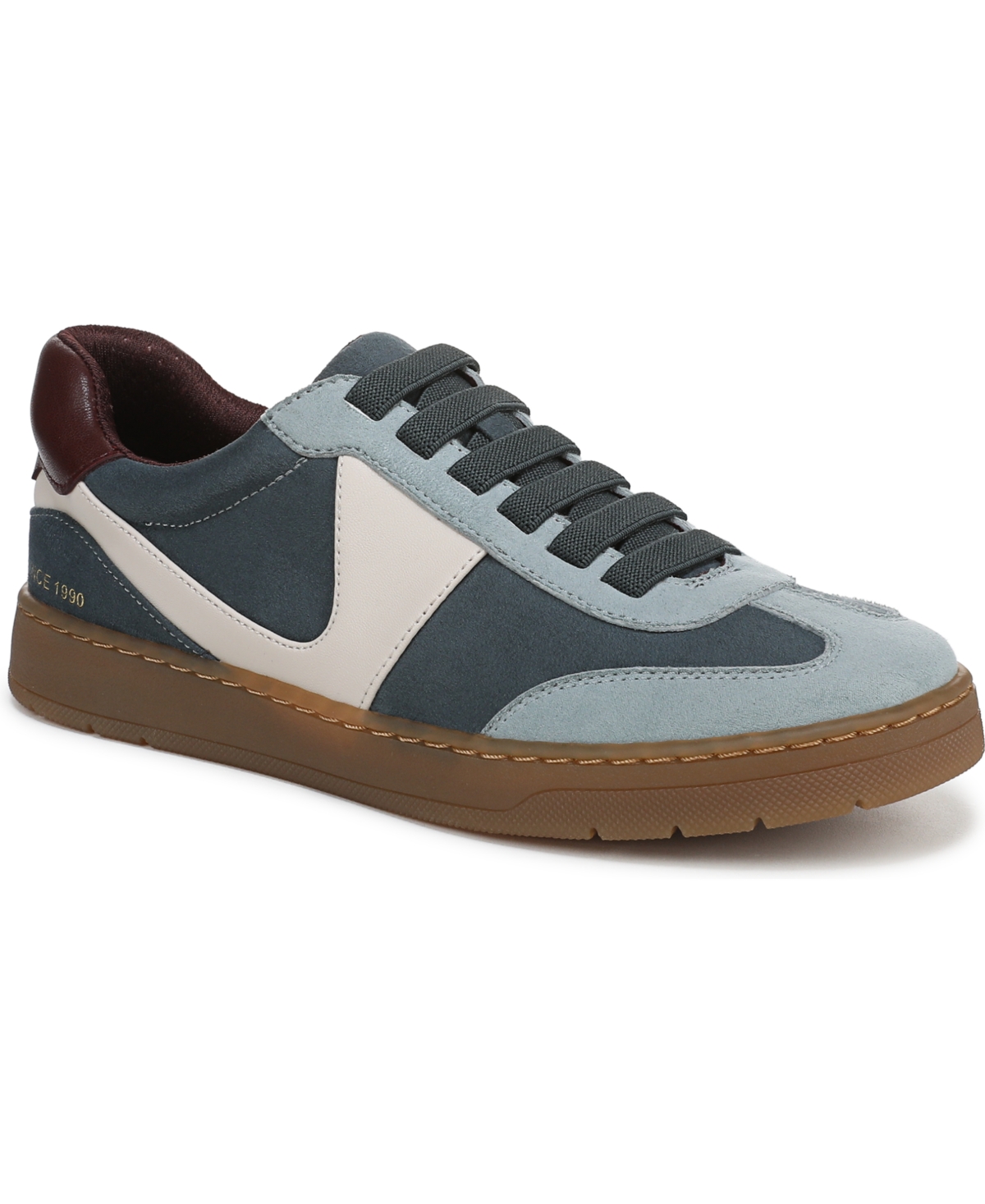 Click here for Franco Sarto Womens Ponti Lace Up Low Top Sneakers... prices