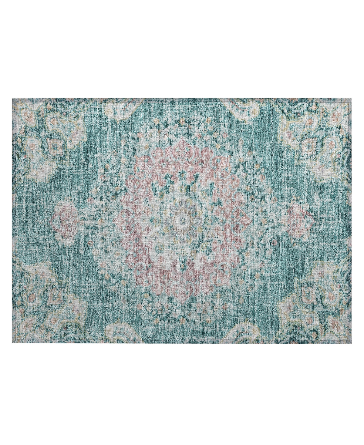Click here for Addison Chantille ACN1236 18x26 Area Rug - Teal prices