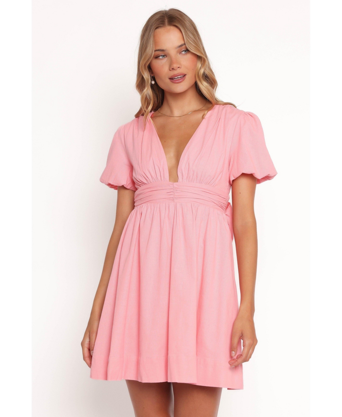 Click here for Petal and Pup Womens Myrtle Mini Dress - Pink prices