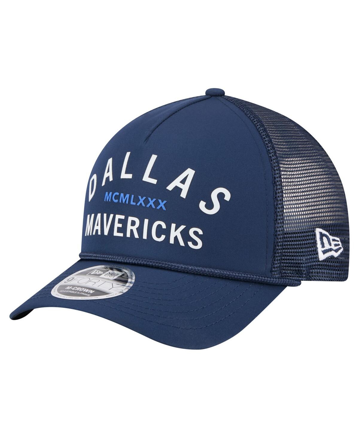 Click here for New Era Mens Navy Dallas Mavericks Minimalist A-Fr... prices