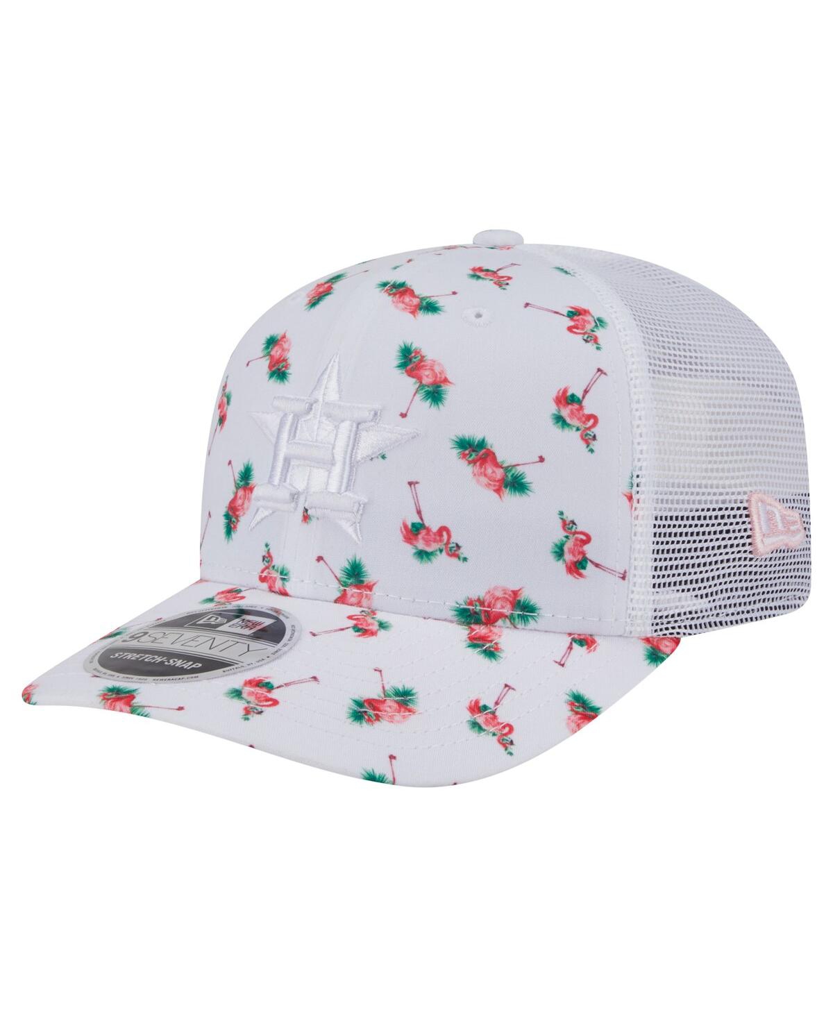 Click here for New Era Mens White Houston Astros Flamingo Mesh Ba... prices