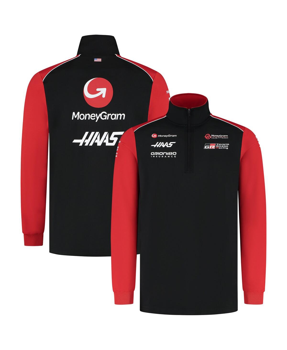 Click here for Haas F1 Mens Black Team Quarter-Zip Sweatshirt - B... prices