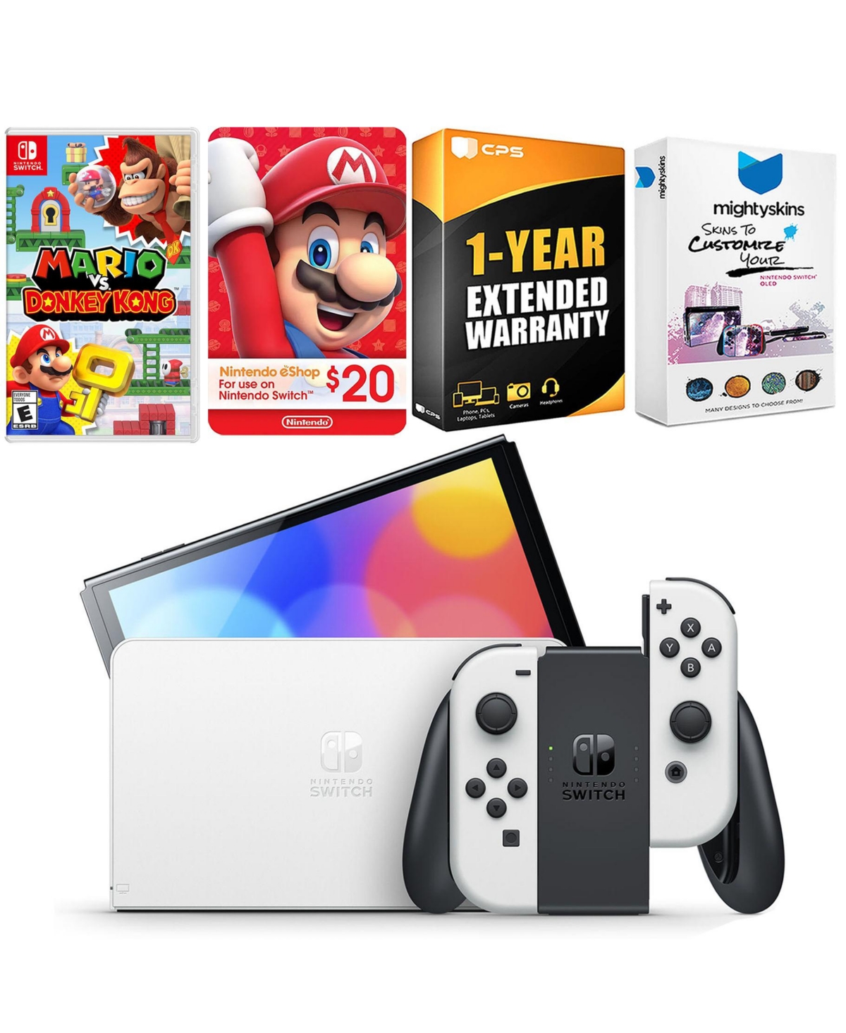 Click here for Nintendo Switch White Oled Console with Mario vs.... prices